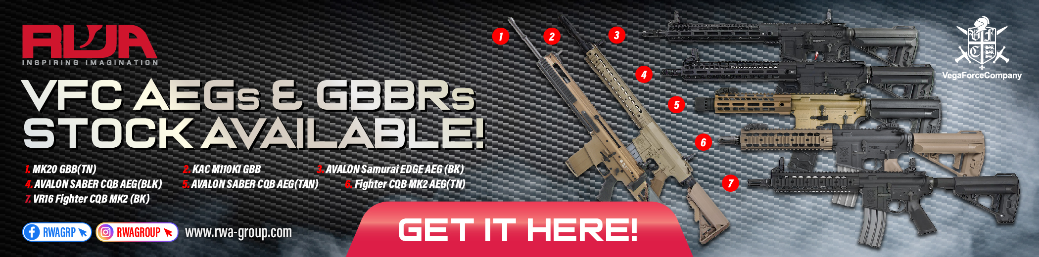 RWA - Distribuidor oficial airsoft